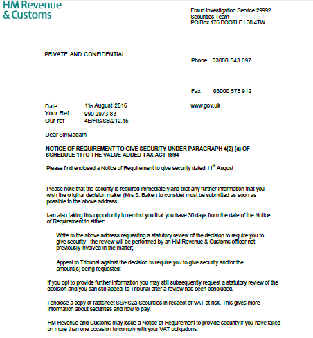HMRC Debt Management Department | Company Rescue